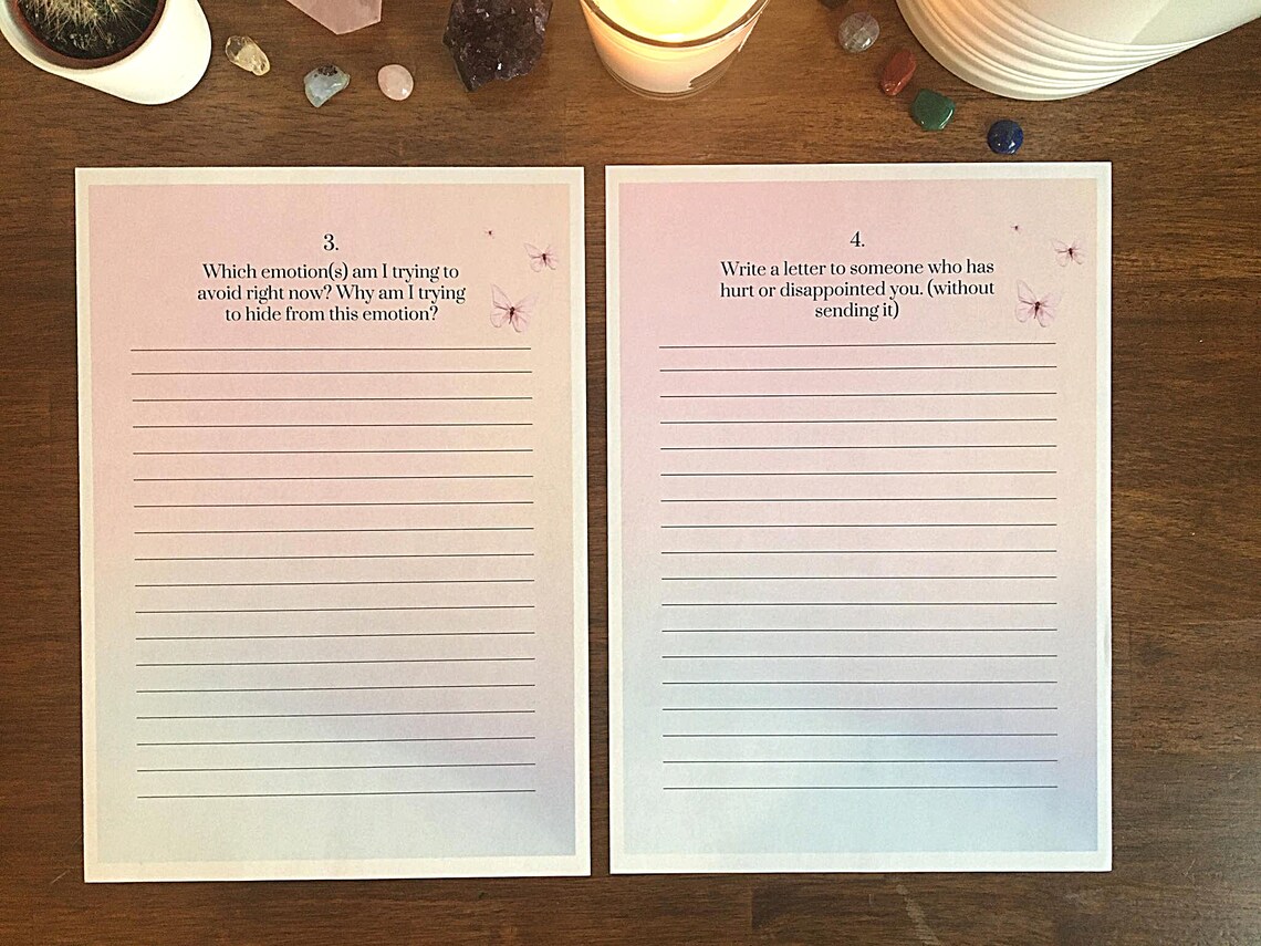 Healing Journal Prompts Printable Emotional Healing Journal - Etsy