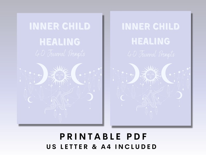 Inner Child Healing Journal Printable 40 Inner Child Journal - Etsy