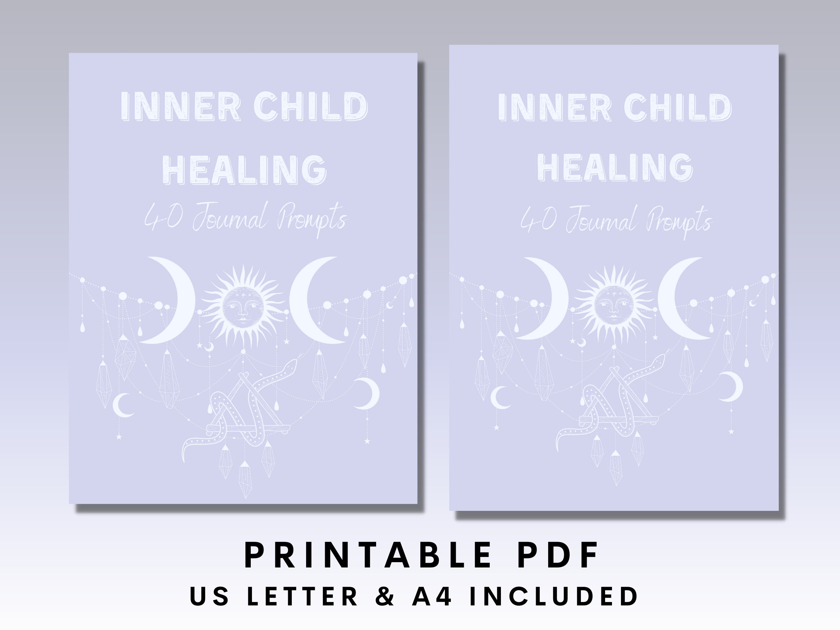 Inner Child Healing Journal Printable 40 Inner Child Journal | Etsy