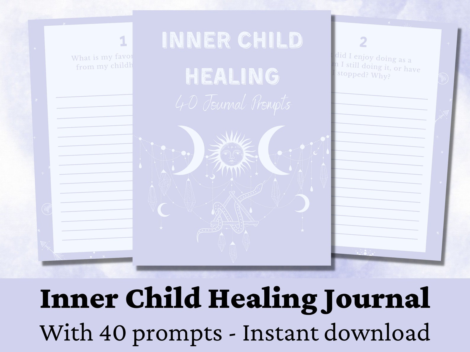 Inner Child Healing Journal Printable | 40 Inner Child Journal Prompts ...