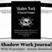 Shadow Work Journal Printable 50 Shadow Work Journal Prompts Shadow ...