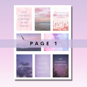 Vision Board Printables Printable Vision Board Kit - Etsy