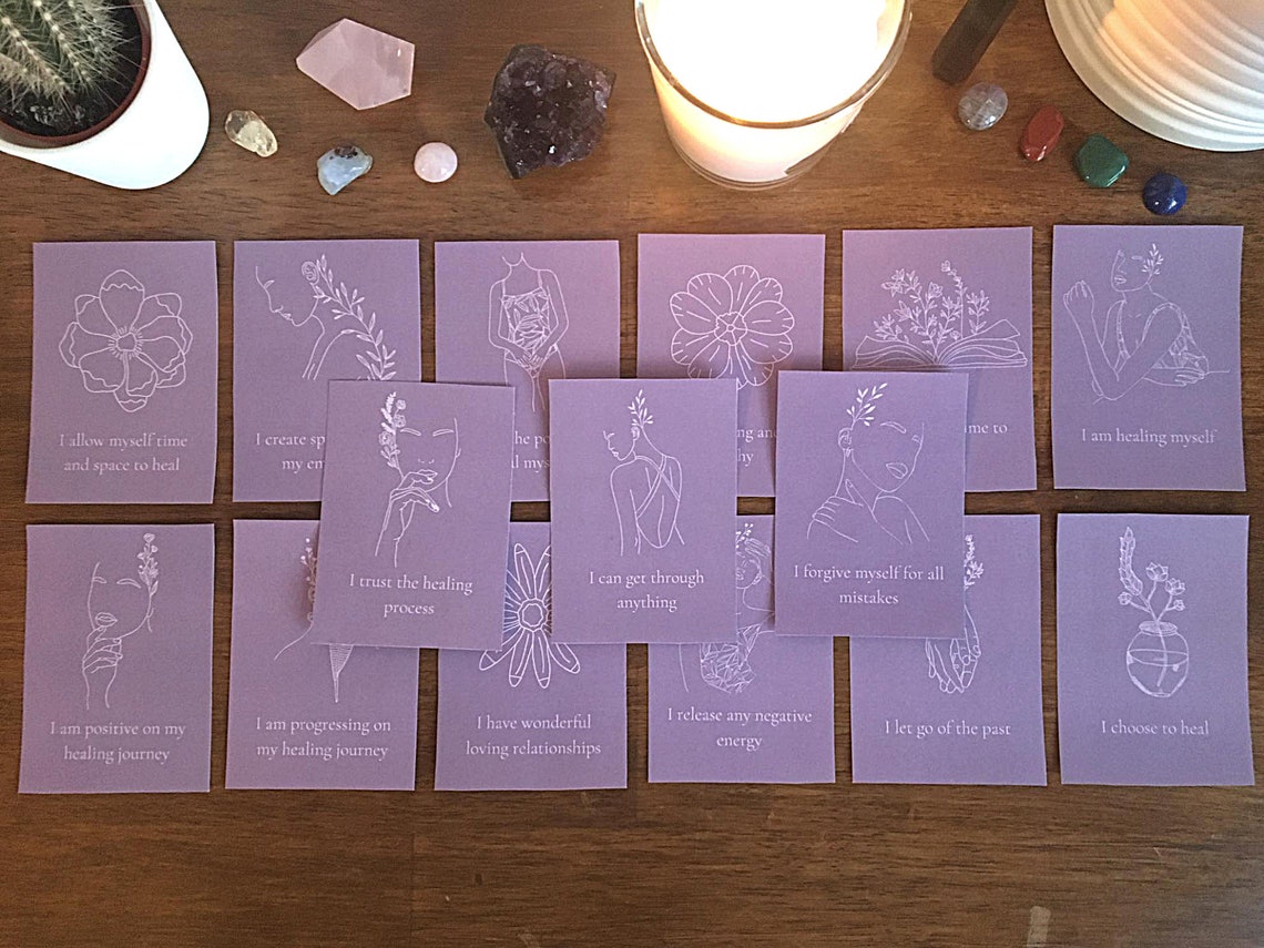 Printable Affirmation Cards for Healing 30 Emotional Healing - Etsy