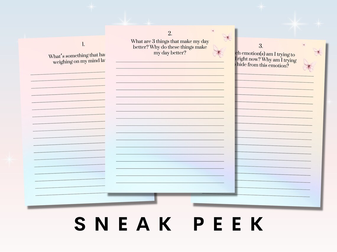 Healing Journal Prompts Printable Emotional Healing Journal - Etsy