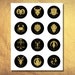 Printable Zodiac Stickers Zodiac Signs Sticker Set Mystic Astrology ...
