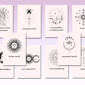 Affirmation Cards for Self Love Printable Confidence & Self - Etsy