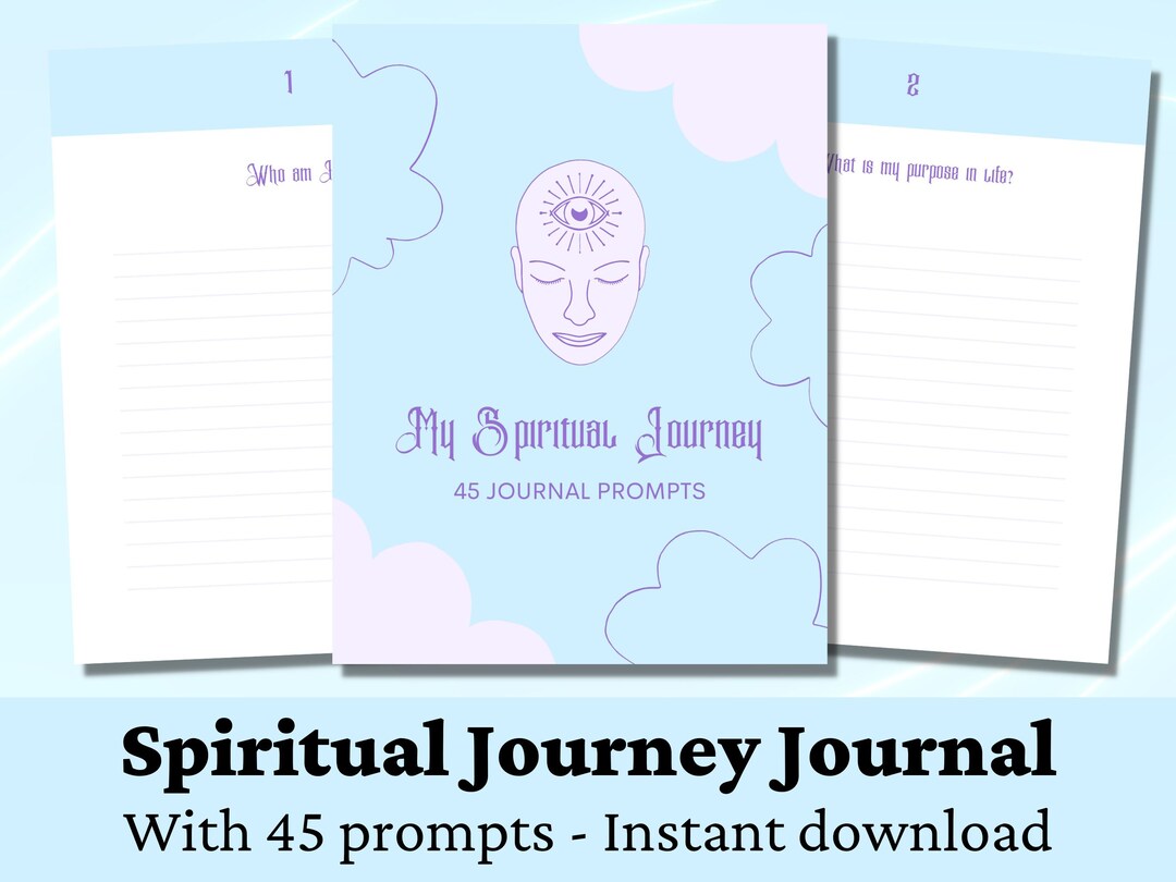 Spiritual Journal Prompts Printable 45 Spiritual Journey Prompts ...