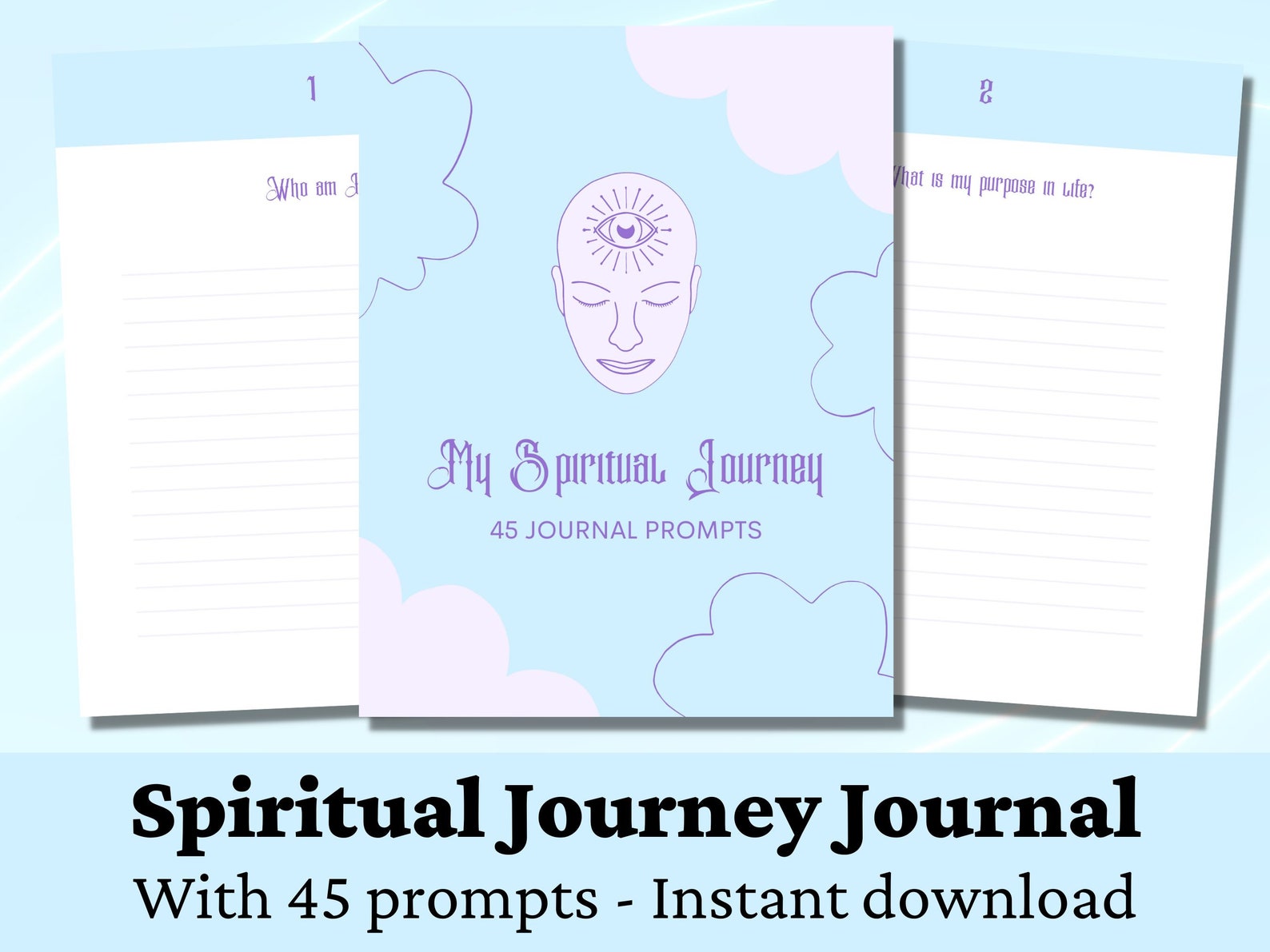 Spiritual Journal Prompts Printable 45 Spiritual Journey Prompts ...