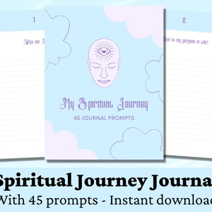 Spiritual Journal Prompts Printable 45 Spiritual Journey Prompts ...