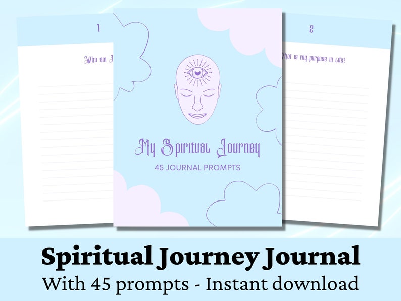 Spiritual Journal Prompts Printable 45 Spiritual Journey Prompts ...