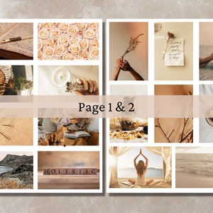 Vision Board Kit Self Care Printable , Vision Board Printables 2023 ...