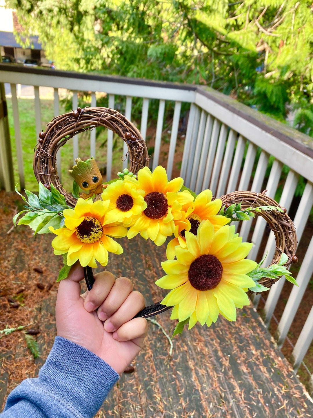GROOT-INSPIRED Disney Ears SUNFLOWER - Etsy