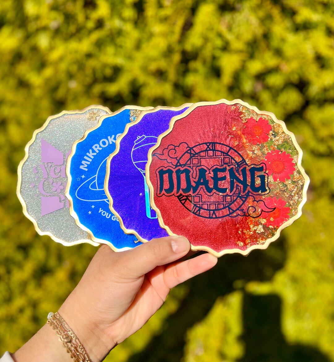 BTS Inspired Coasters PT2 - Etsy