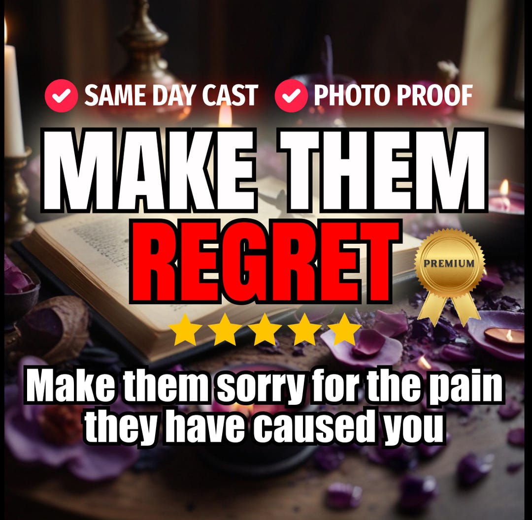 Regretful Reflection Spell | Promote Emotional Healing and Encourage ...