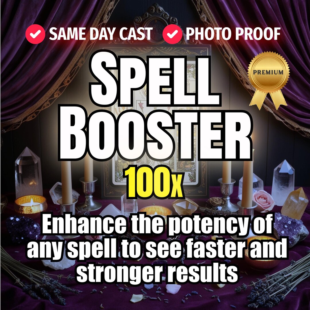 Spell Booster | Amplify Existing Spells | Enhance Results and Speed up ...