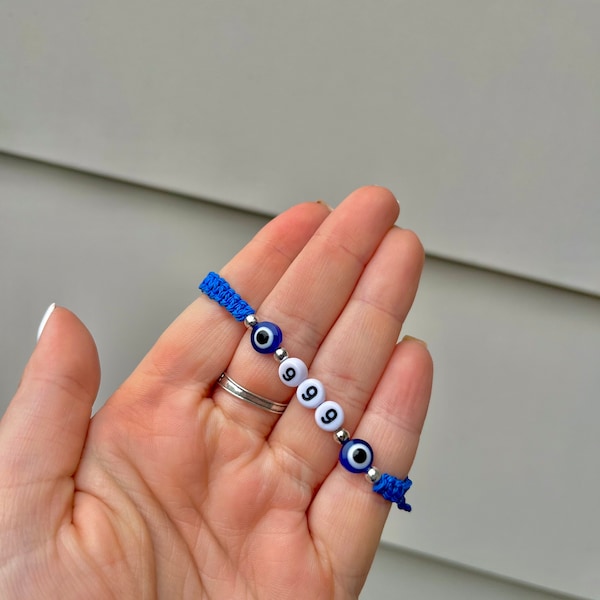 Angel Number Bracelet - Etsy