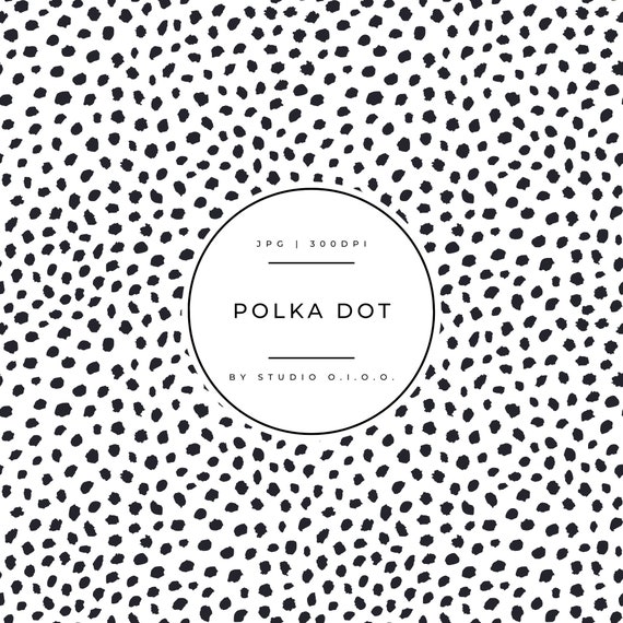 Black And White Polka Dot Seamless