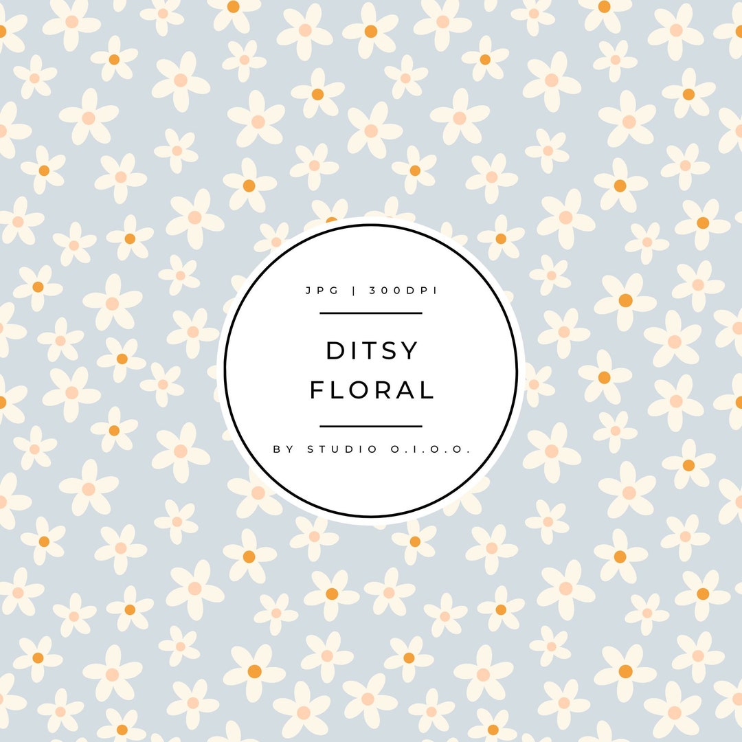Ditsy Floral Seamless Pattern Boho Floral Digital Paper Flower Seamless ...