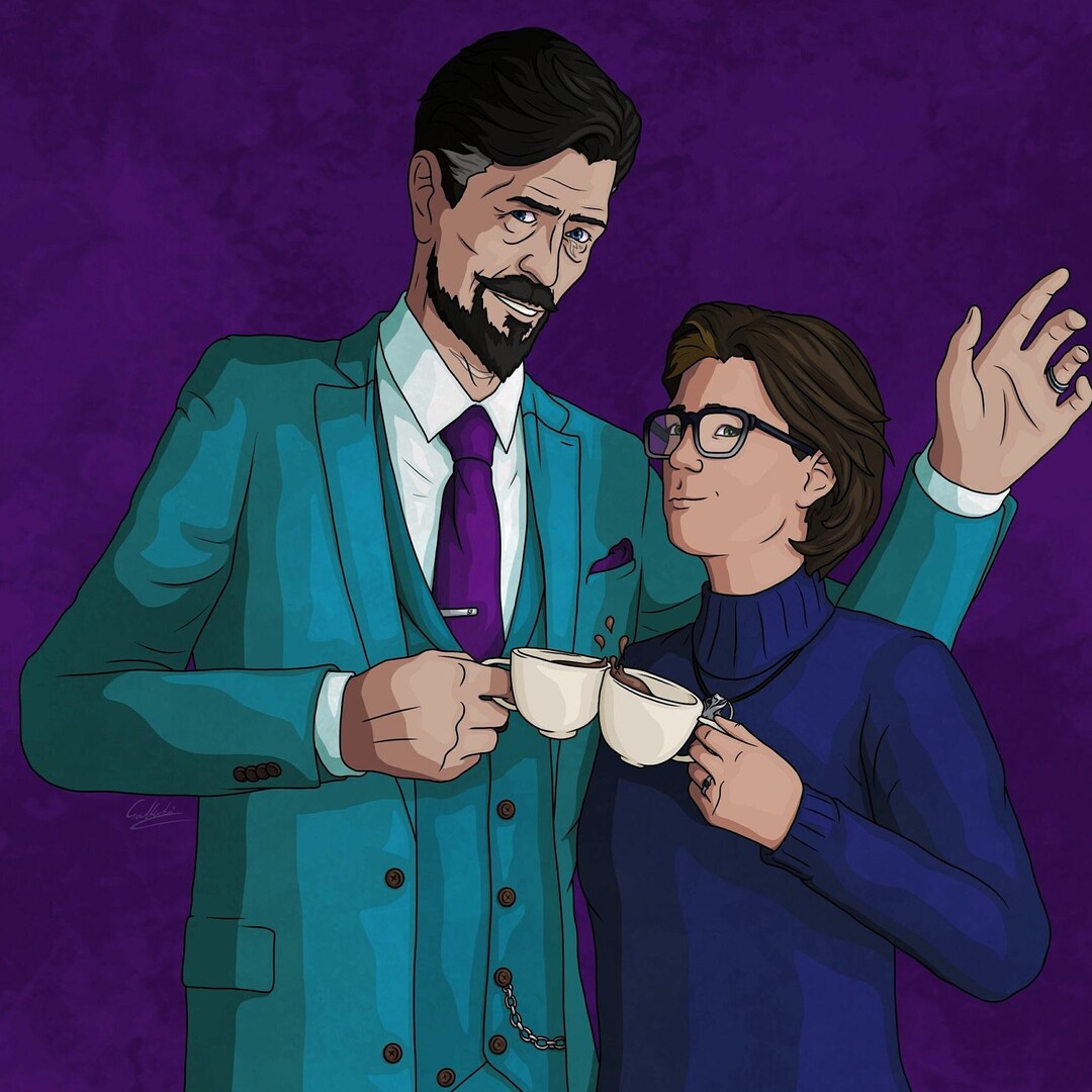 Custom Duo Illustration | Digital Art - Etsy