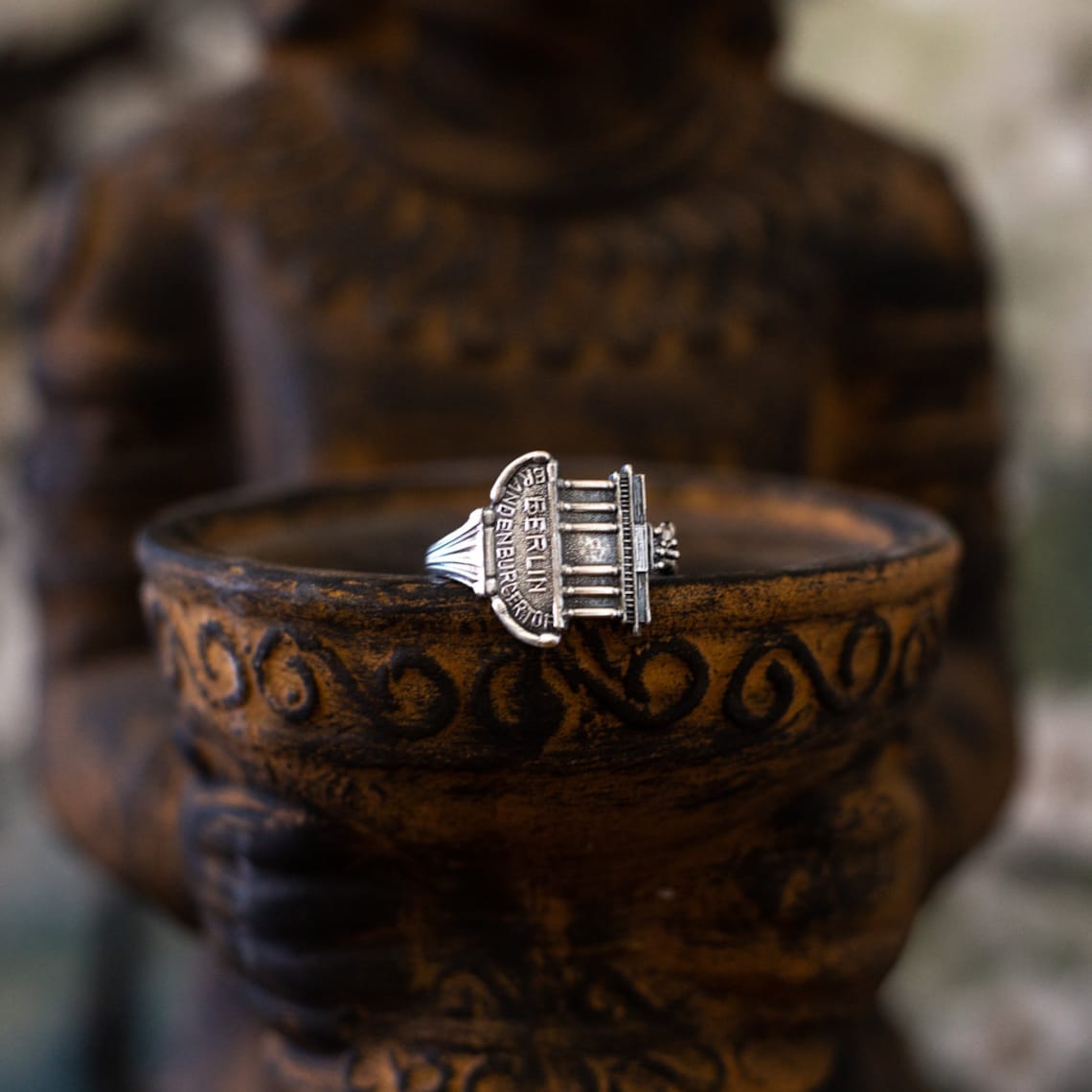 Vintage Berlin Silver Plated Ring - Etsy