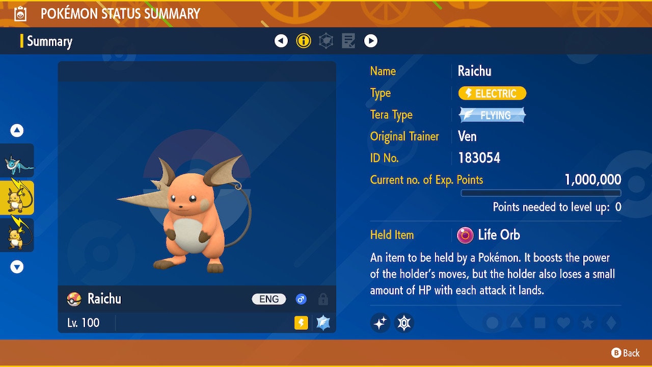 Pikachu Shiny Raichu