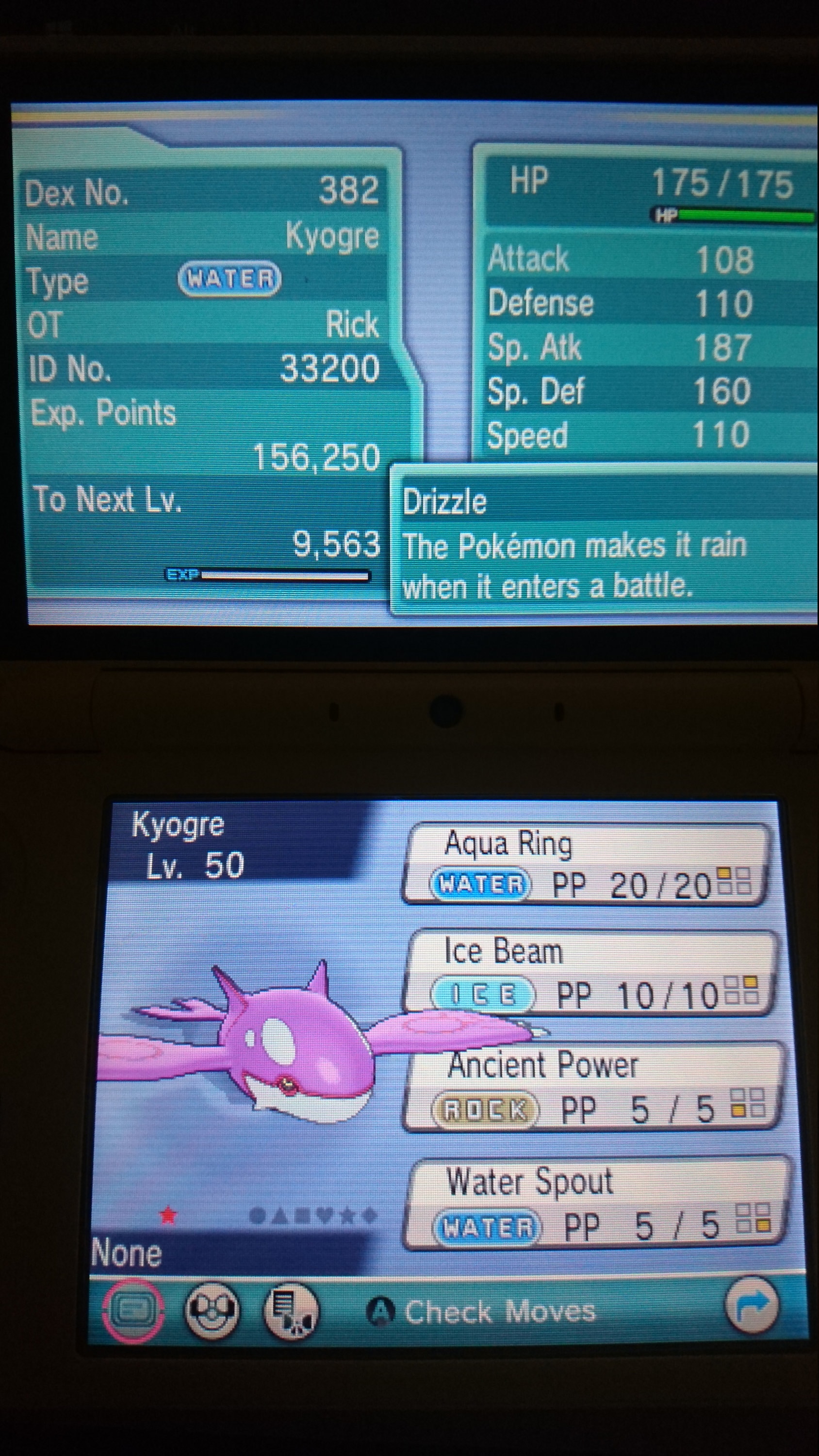 Shiny Kyogre Emerald