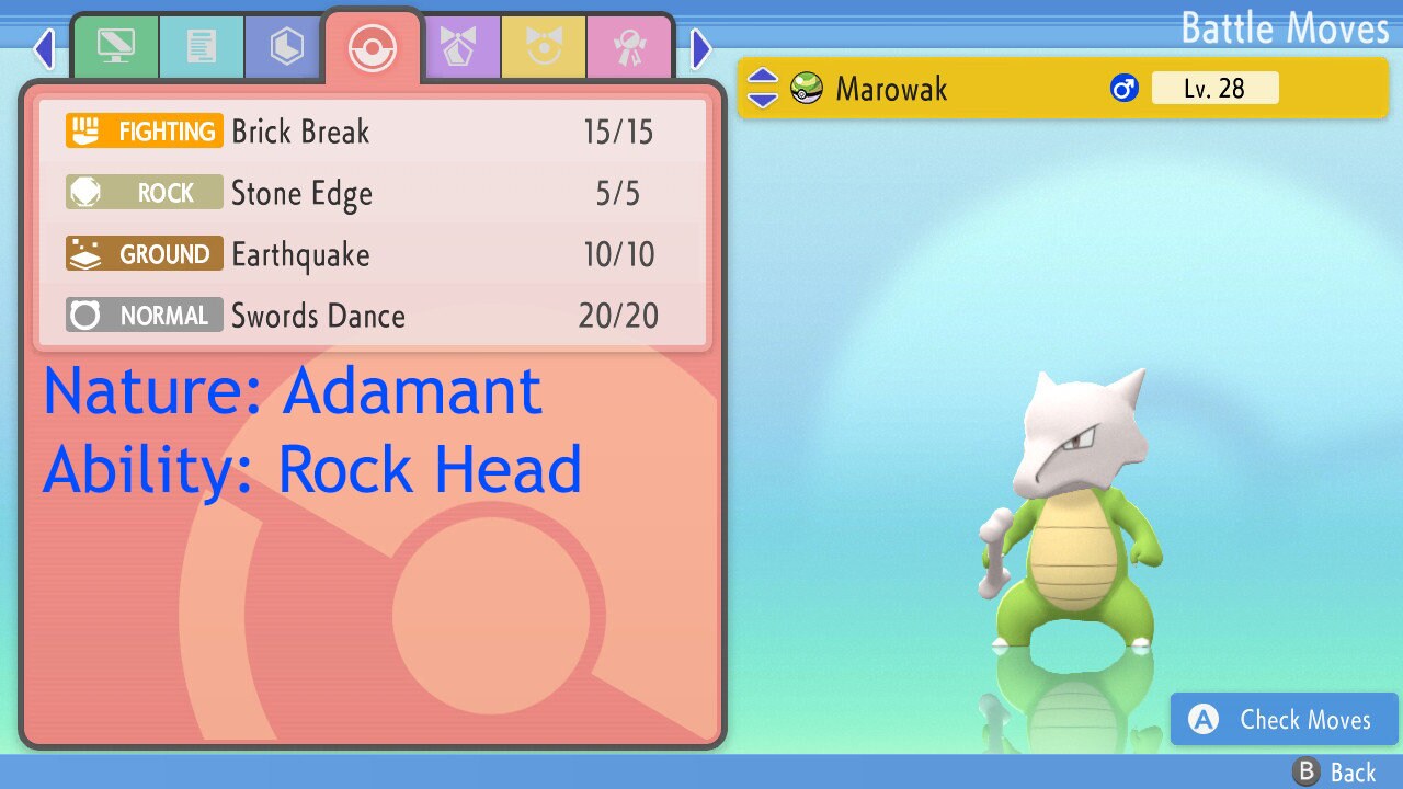Marowak Evolution