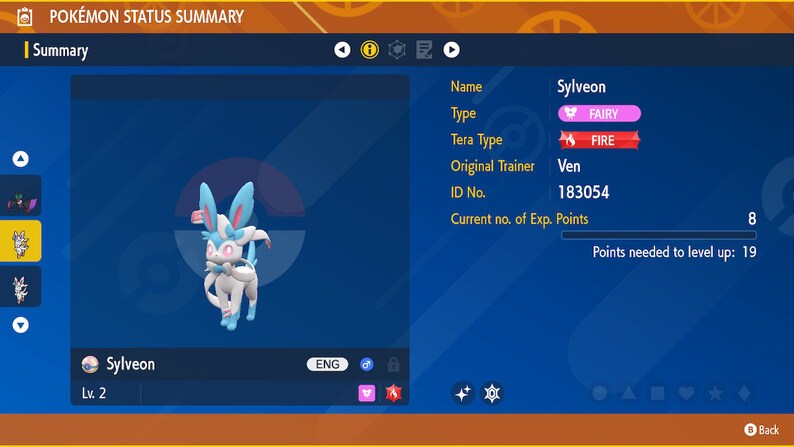 Shiny/non-shiny Sylveon 6IV Pokémon Scarlet/violet 100% - Etsy