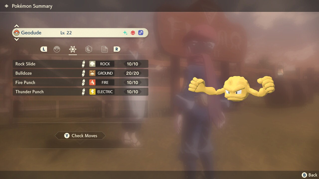 Shiny Geodude Pokemon X