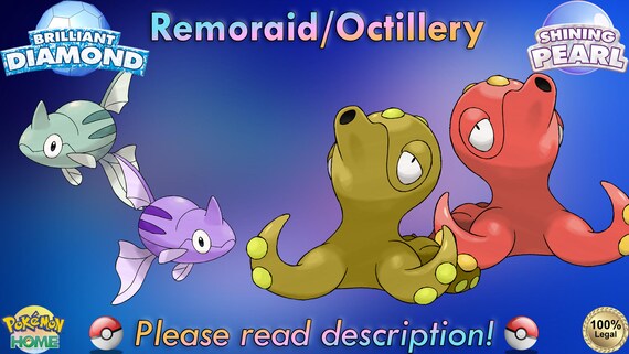 Shiny/non-shiny Remoraid/octillery 6IV Brilliant - Etsy