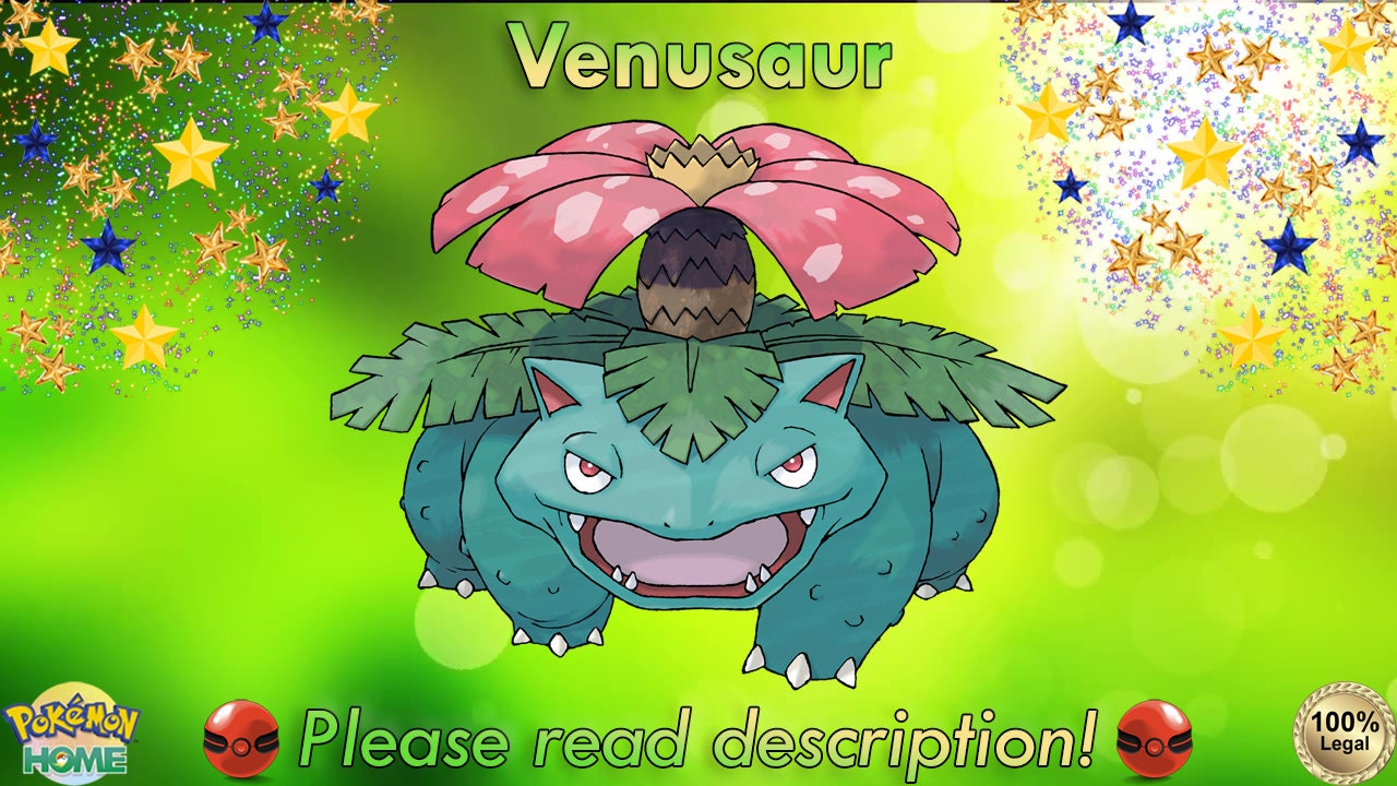 Venusaur Mega Evolution X And Y