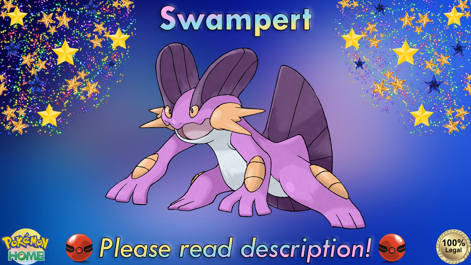 Pokemon Swampert Shiny