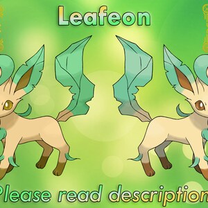 Shiny/non-shiny Leafeon 6IV Pokémon Scarlet/violet 100% - Etsy