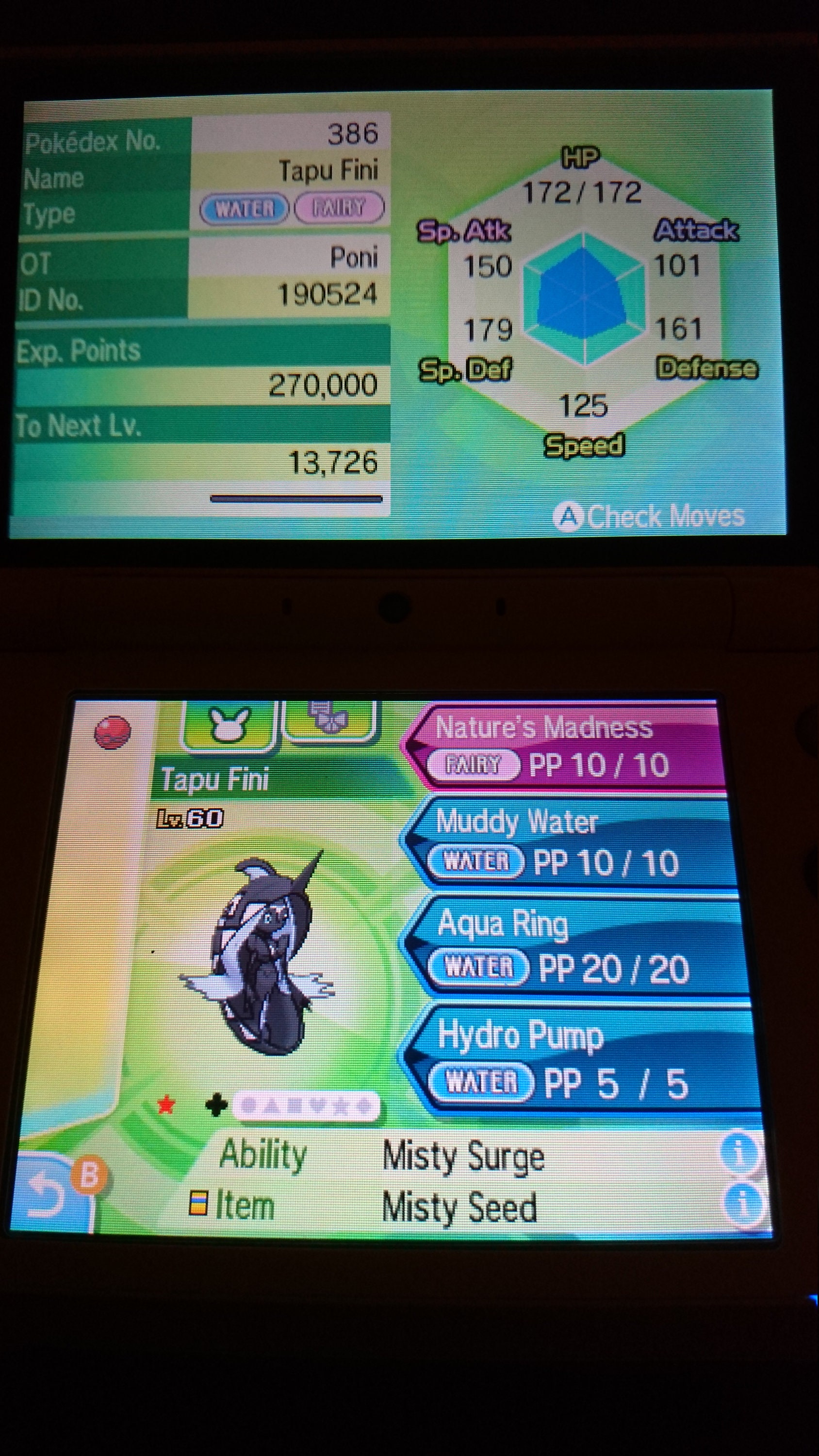 Shiny Tapu Fini 6IV Pokemon S/M US/UM Sword/shield Fast - Etsy UK