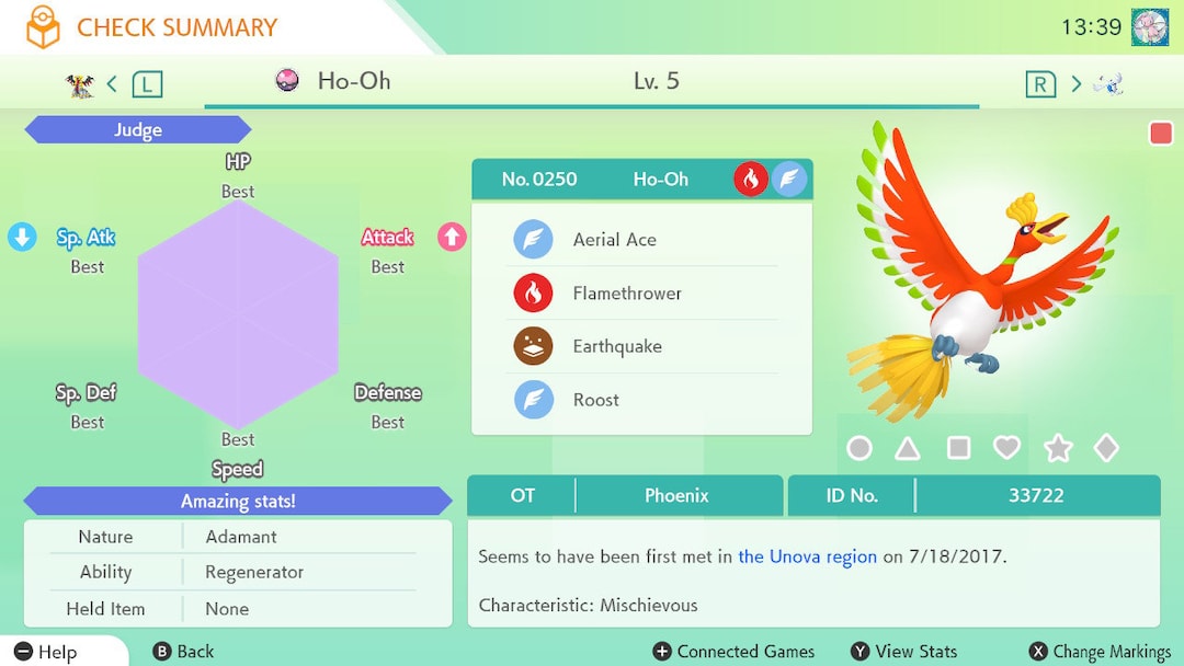 Legendary Pokémon From Dream Radar Level 5 Dream Ball Hidden Ability ...