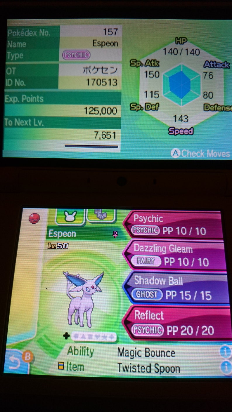 Espeon Pokémon Center Eeveelutions EVENT 6IV - Sw/sh Bd/sp S/V HOME ...