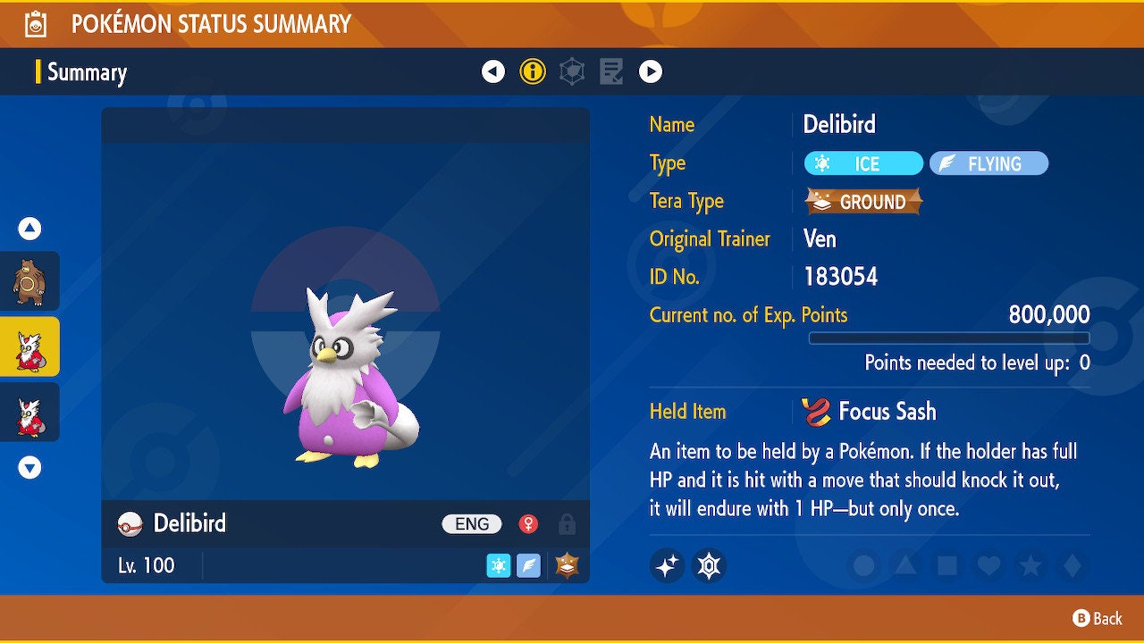 Shiny Delibird