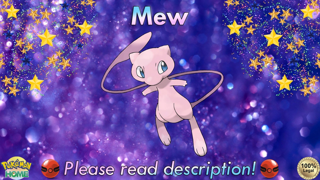 Poké Ball Plus Mew EVENT 6IV Pokémon Let's Go Sw/sh - Etsy