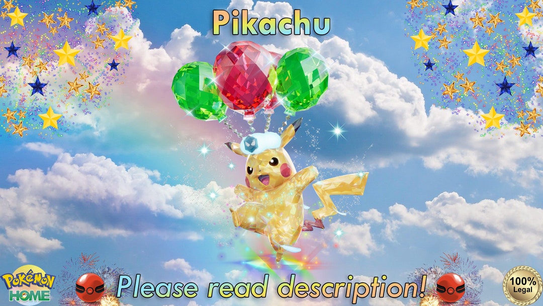 Pikachu Flying Terastal EVENT untouched Pokémon Scarlet/violet 100% ...
