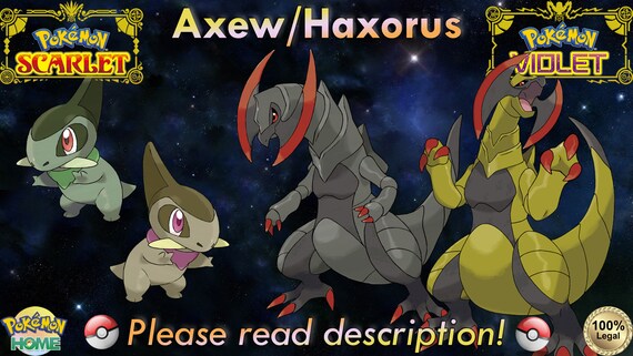 Pokemon Axew Shiny Evolution