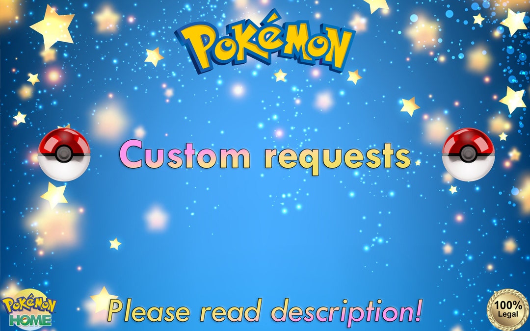 Customize Your Pokémon/custom Request - Switch Games - Etsy