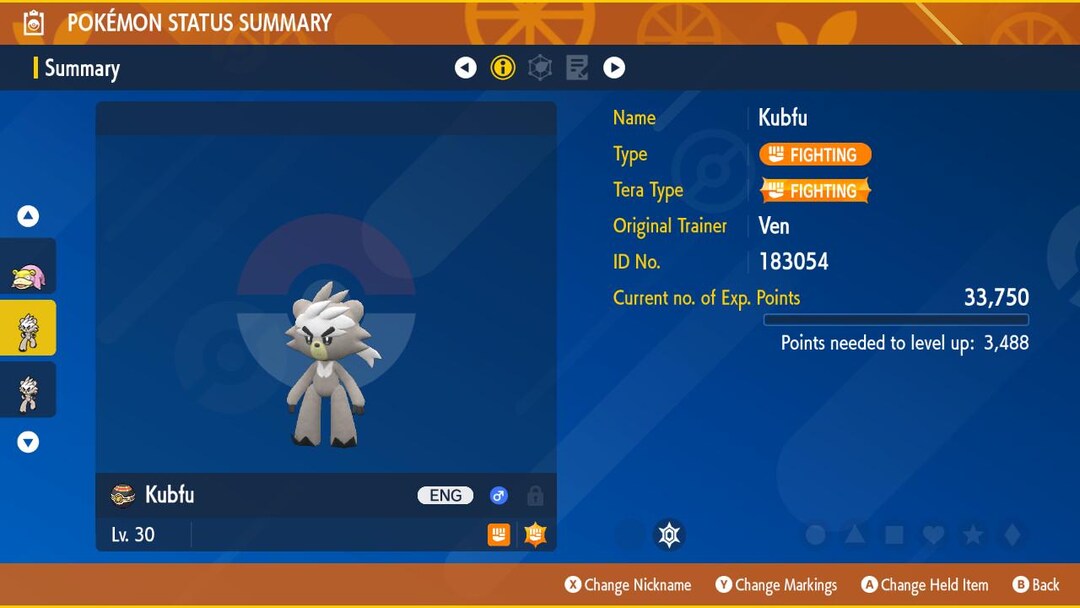 Non-shiny Kubfu 6IV - Pokémon Scarlet/violet (100% Legal) - Etsy