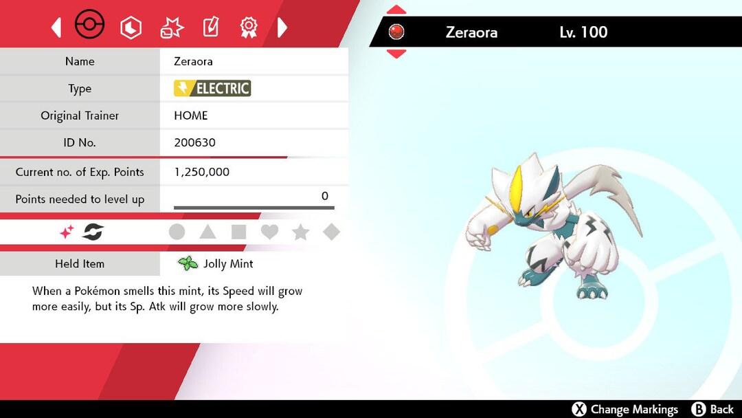 Shiny Zeraora (one Million Victories) EVENT - Pokémon Sword/shield HOME ...