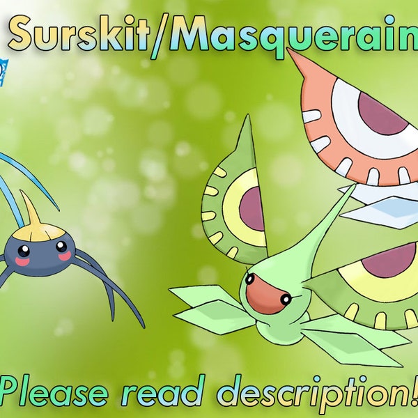 Masquerain - Etsy