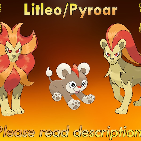 Pyroar - Etsy