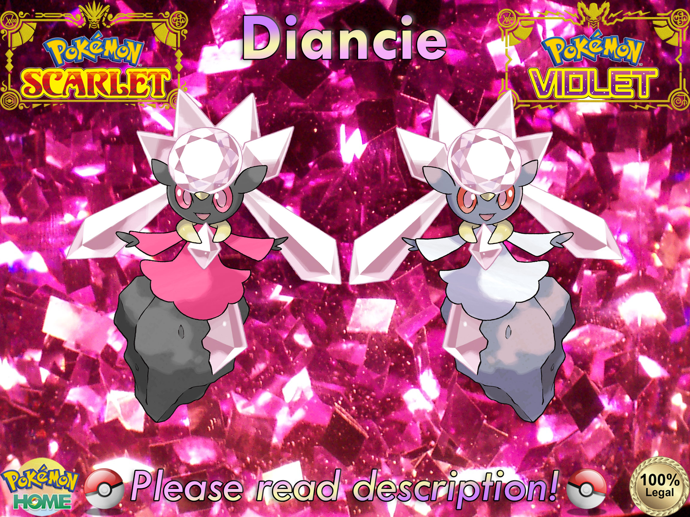 Shiny Diancie Pokemon
