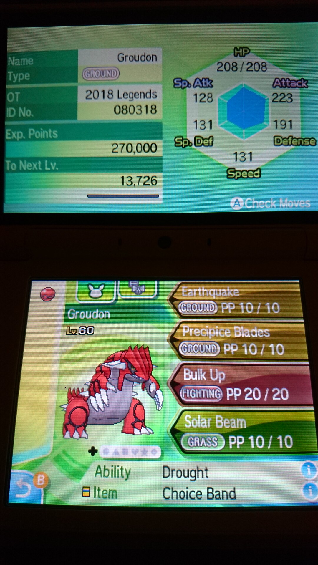 Groudon Legendary Pokémon Celebration EVENT 6IV - Sw/sh Bd/sp S/V HOME ...