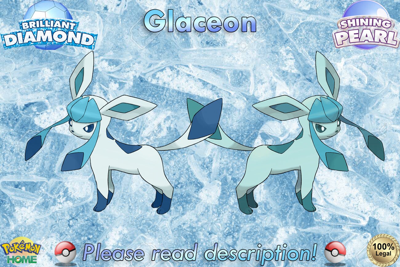 Shiny Glaceon Pokemon