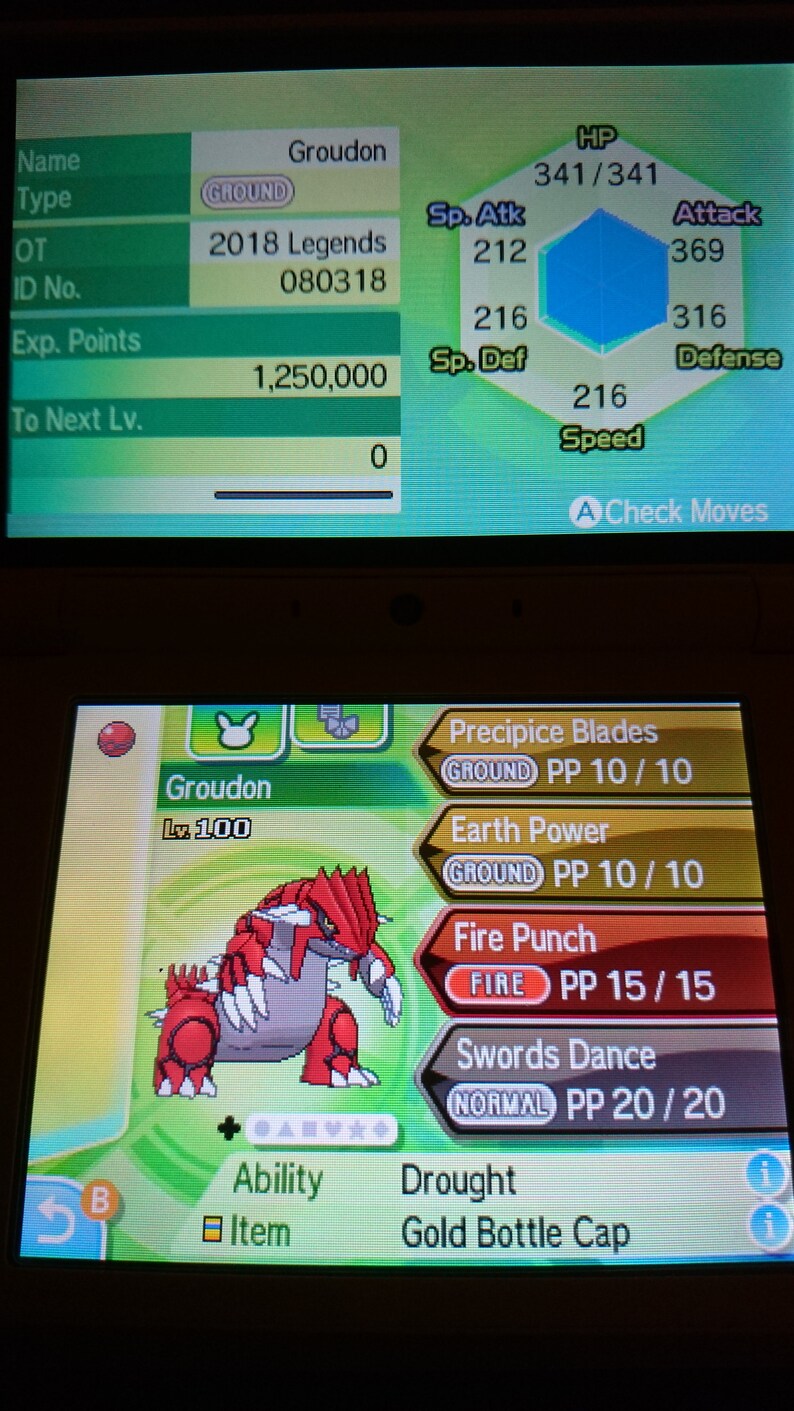 Groudon Legendary Pokémon Celebration EVENT 6IV - Sw/sh Bd/sp S/V HOME ...