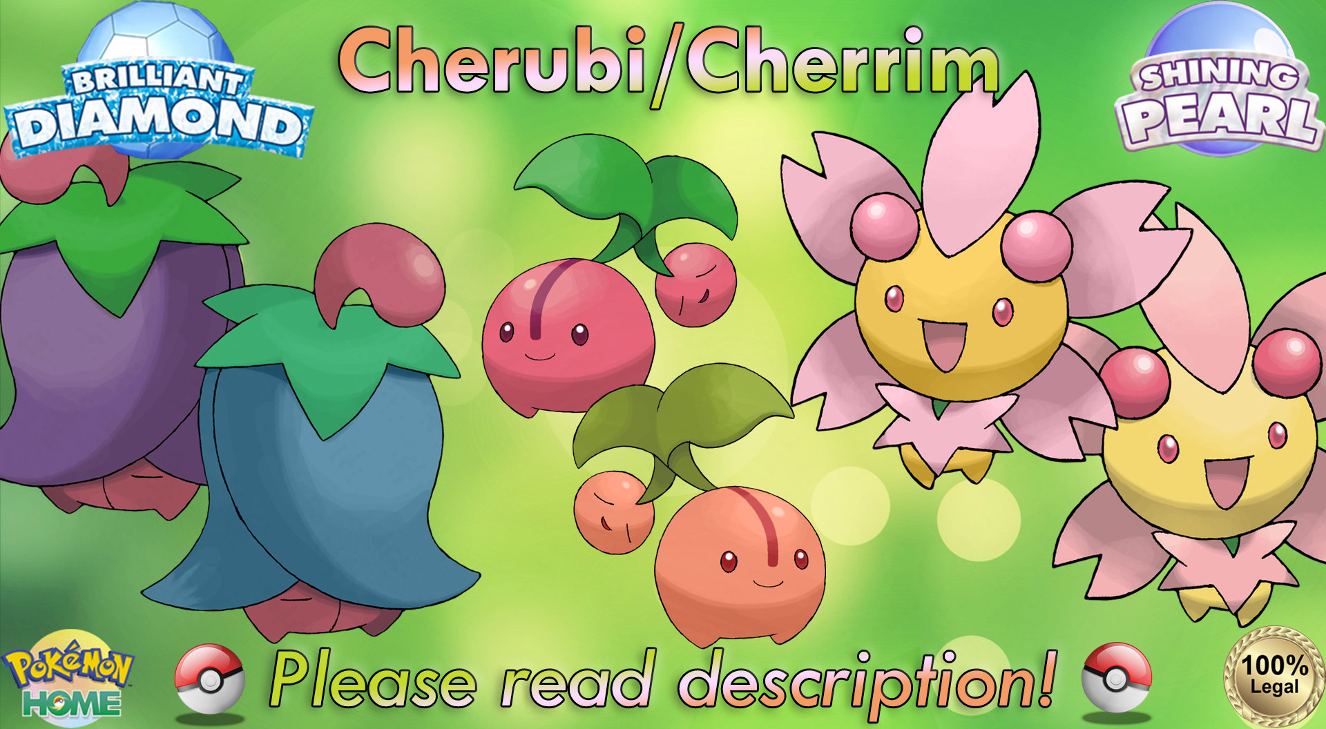 Pokemon Cherrim Shiny